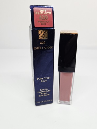 Estée Lauder Pure Color Envy Liquid Matte Lip Color 420 REBELLIOUS ROSE ...