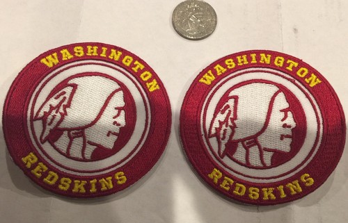 (2)-Washington Redskins vintage embroidered iron on Patches 3x3 ...
