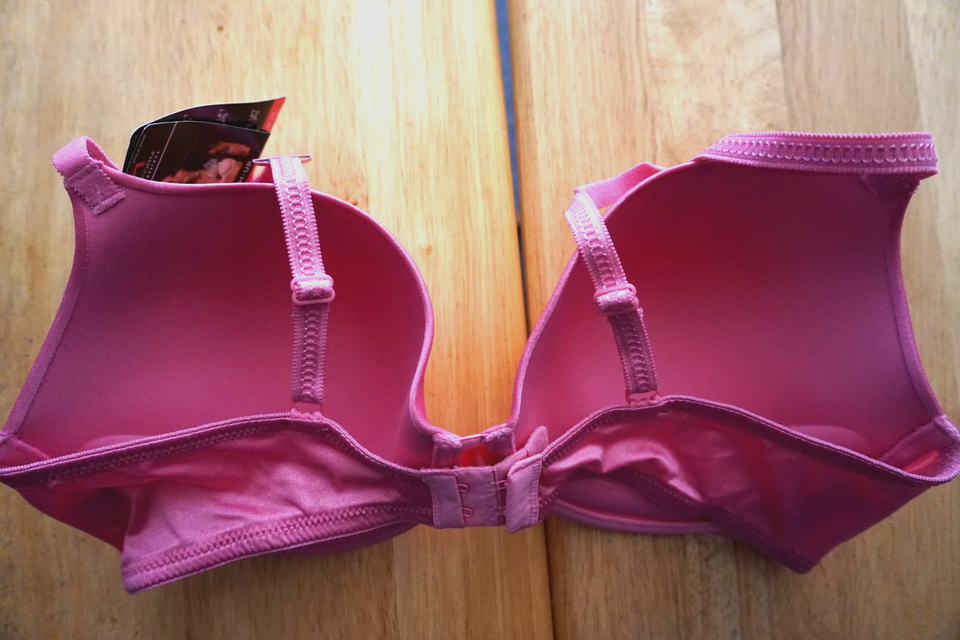 MAIDENFORM LADIES PADDED UNDERWIRE PINK CUSTOM LIFT PUSH UP BRA/SIZE ...