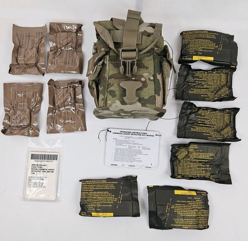 US Military Army Detector Kit Chemical Agent NSN 6665-01-563-7473 ...