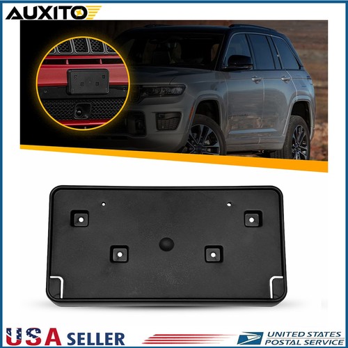 Front License Plate Frame Mount Bracket Holder For 2017-21 Jeep Grand ...