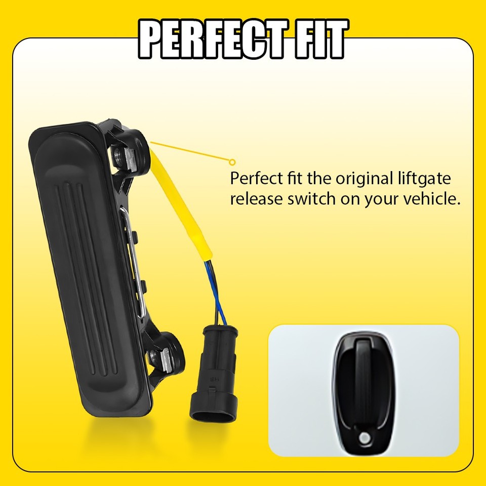 FOR FIAT FIORINO FIAT QUBO Tailgate Boot Lid Release Switch Button Rear ...