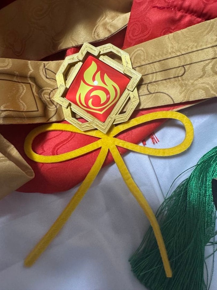 Genshin Impact Klee Cosplay Costume Set Weapon Wig & Shoes (M) Used ...