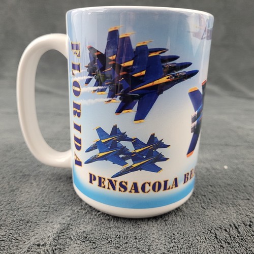Blue Angels US Navy Pensacola Florida Souvenir Coffee Mug Ceramic | eBay