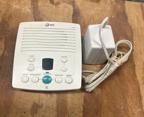 AT&T Tapeless Digital Answering Machine System w/ Time/Day | eBay