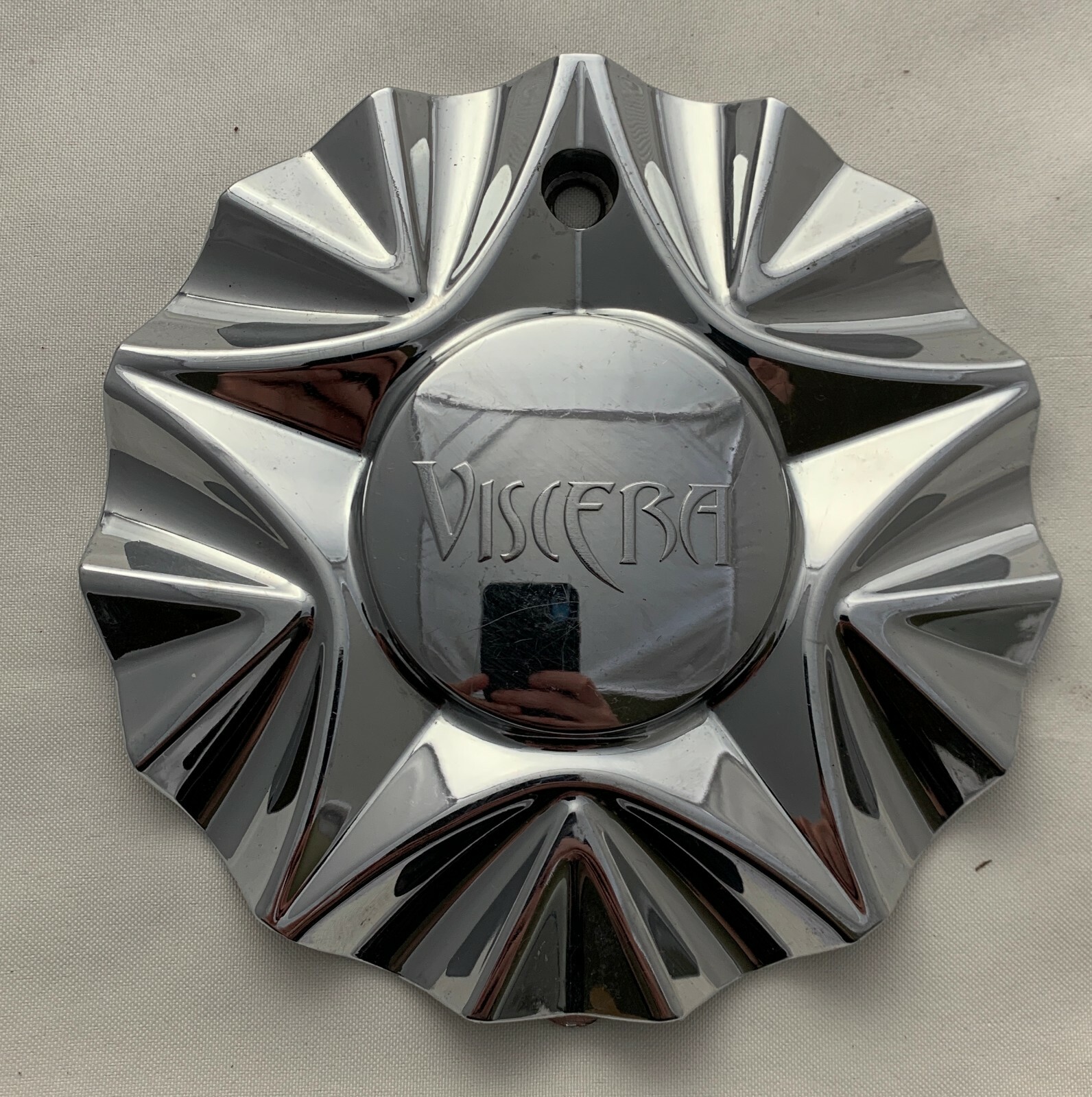 Viscera Wheels Chrome Custom Wheel Center Cap # EMR0728-TRUCK-CAP (1 ...