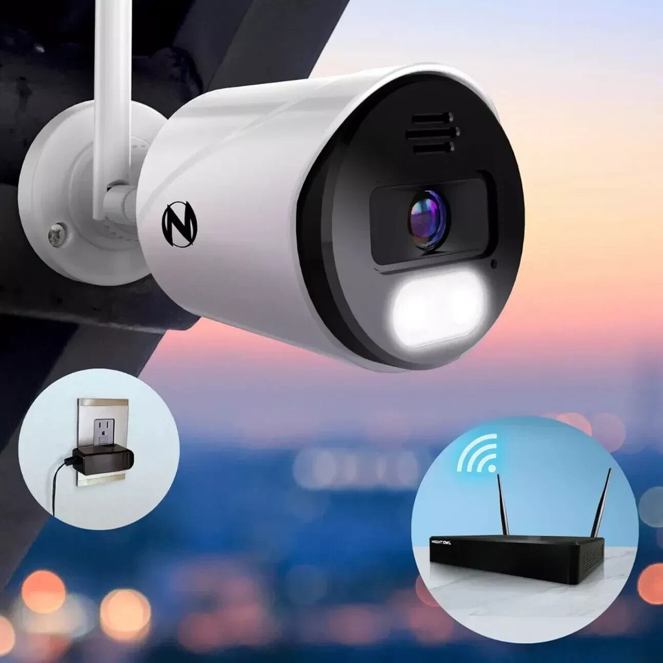 Night Owl CL-BT8WN-18L 4K HD Wi-Fi Security System with 8 Cameras, 1TB ...
