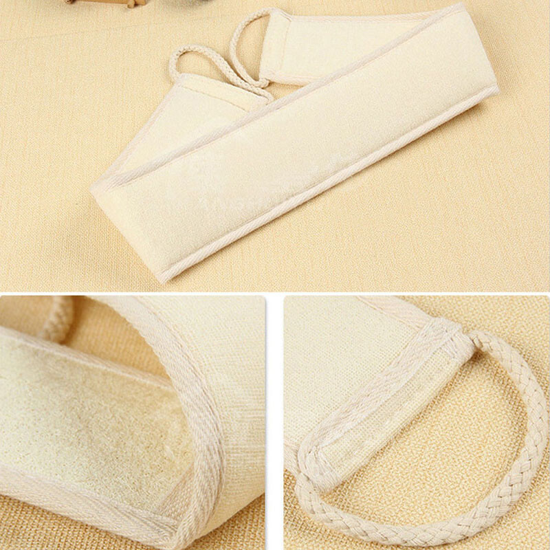 Exfoliating Loofah Back Strap Bath Shower Body Sponge Body Scrubber Bru ...
