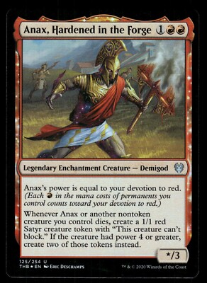 MTG Theros Beyond Death Anax, Hardened in the Forge Foil 125/254 | eBay