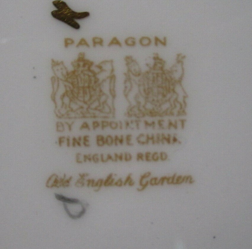 Paragon Old English Garden Bread & Butter Plate | eBay