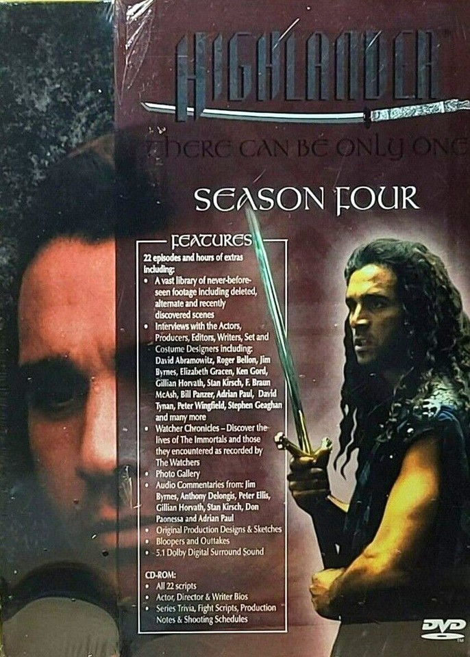 HIGHLANDER Season Four Anchor Bay BRAND NEW / FACTORY SEALED / NEVER OPENED 13131261998| eBay