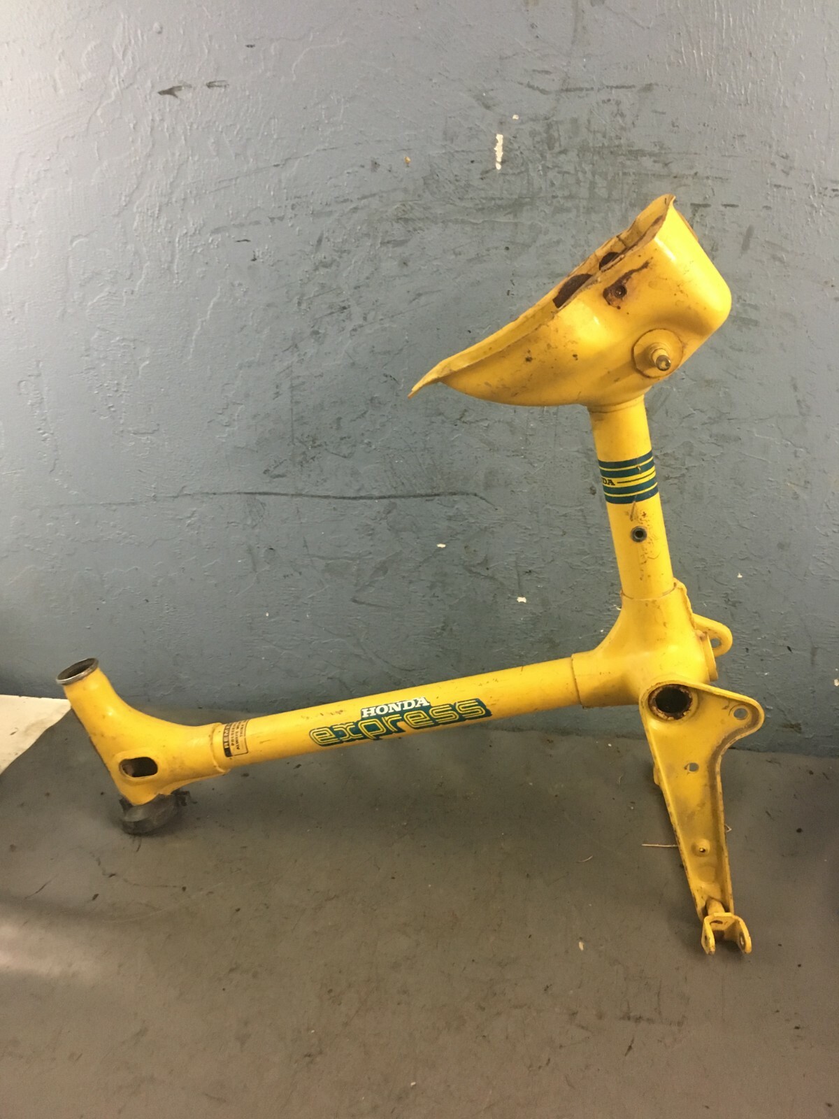 1978 Honda Express NC50 Moped Frame (Yellow) | eBay