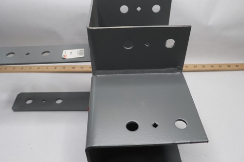 Simpson Strong Tie L-Shape Column Cap Steel Gray 7-Gauge For 6x6 Lumber ...