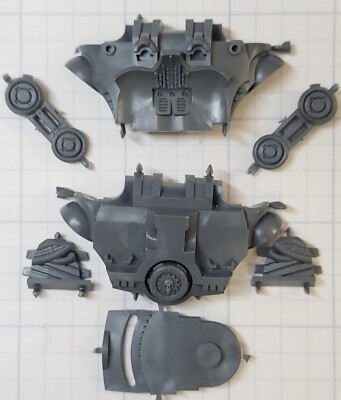 Warhammer 40k Grey Knight Bits Nemesis Dreadknight Torso Waist & Arm ...