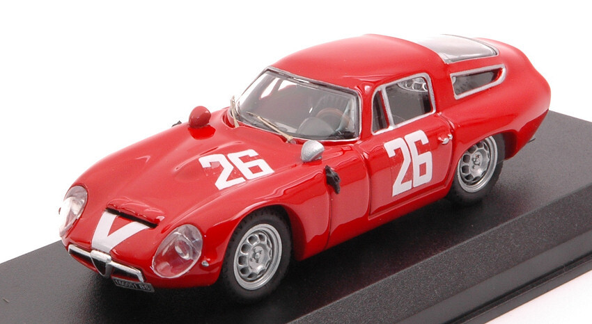 Model Car Scale 1:43 Best Model alfa romeo TZ1 1000 Km Monza Plant Hall ...