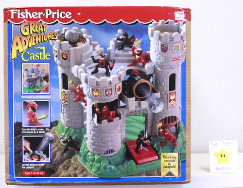 Fisher Price 1994 Great Adventures Castle Playset Brand New Factory ...