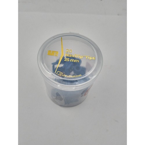 ULTRADENT NAVITIPS TIPS EMBOUTS 25mm 30 ga REF 1250 BLUE | eBay