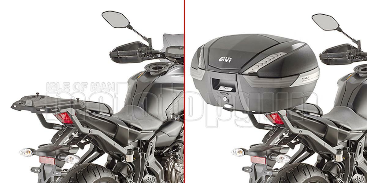 GIVI CASE TREKKER OUTBACK OBKN58B + SIDE BAGS EA127 YAMAHA MT-07 MT07 ...