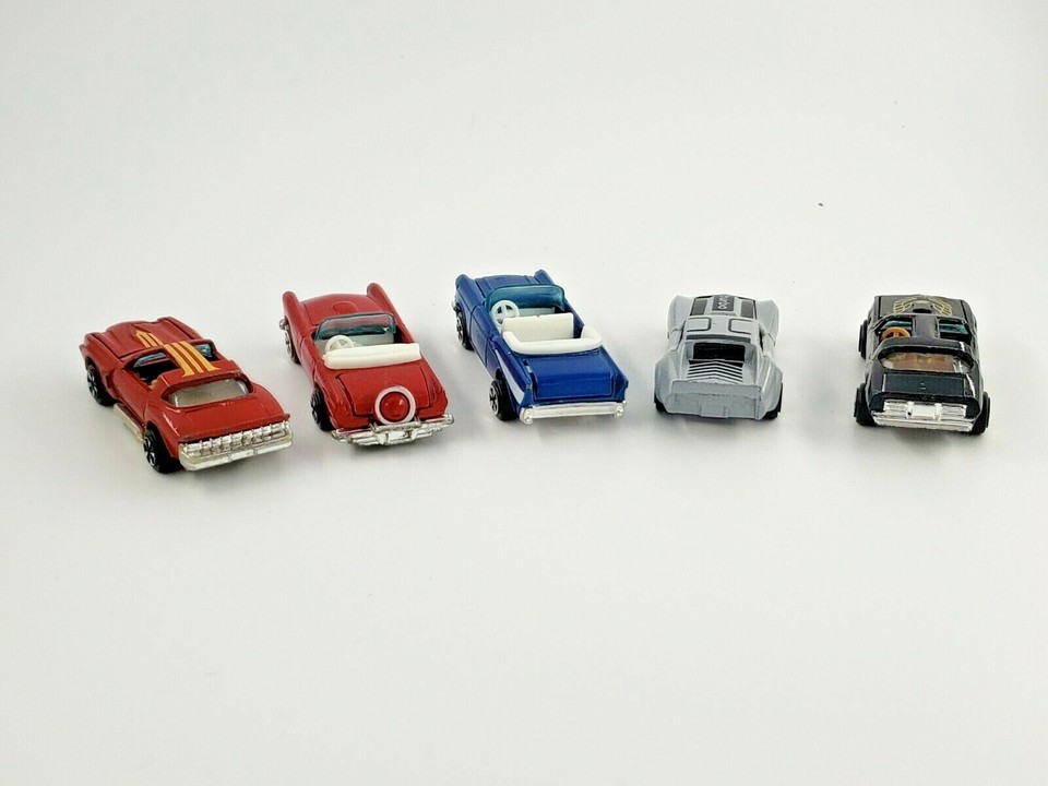 5 1979 KIDCO DIECAST CARS 56 THUNDERBIRD,57 CHEVY,CORVETTE,,TRAN-AM ...