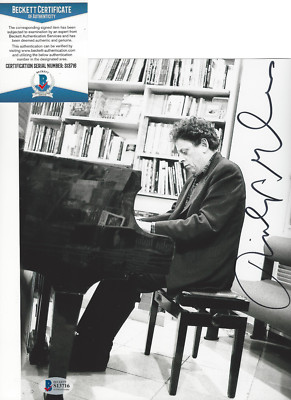 COMPOSER PHILIP GLASS SIGNED 8x10 PHOTO 2 ENSEMBLE GLASSWORKS BECKETT ...