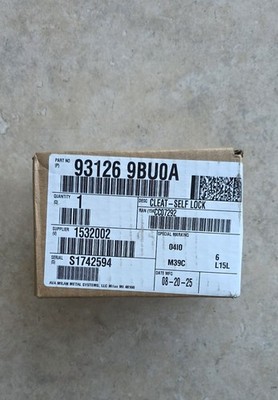 OEM NISSAN TITAN FRONTIER SELF LOCK CLEATS 93126-9BU0A SILVER TIEDOWN ...
