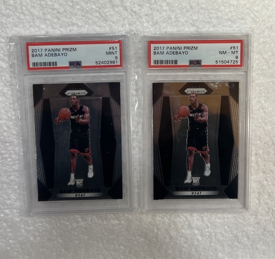 2017 Bam Adebayo Miami Heat Rookie Card Psa/Sgc Graded Card Lot Of | eBay