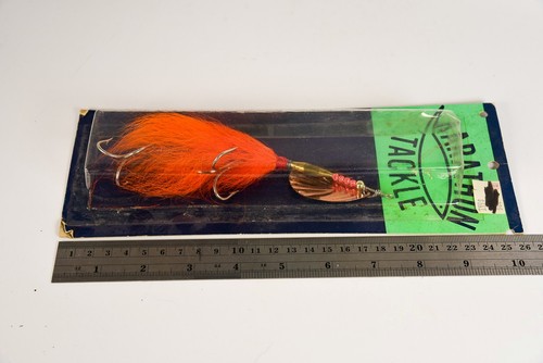 Vintage Marathon Big Slim Spinner Spoon Minnow Antique Fishing Lure in ...