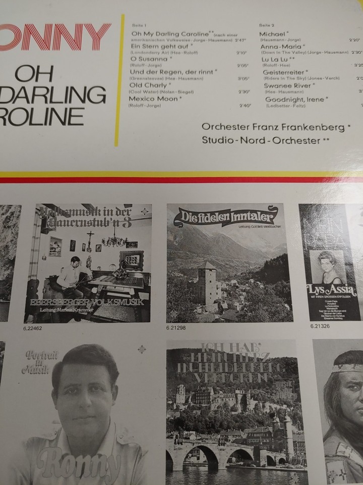 Ronny- Oh My Darling Caroline- LP- VG+ | eBay.de