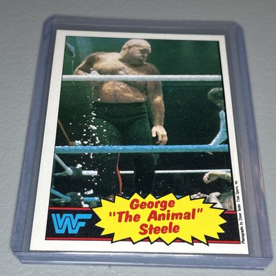 1985 Topps WWF Pro Wrestling Stars #21 - George "The Animal" Steele ...