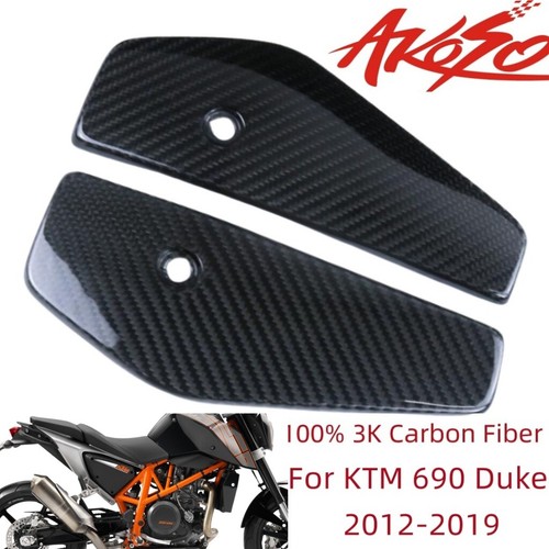 2012-2019 3K Pre-Preg Carbon Fiber for KTM Duke 690 Side Panel Radiator ...