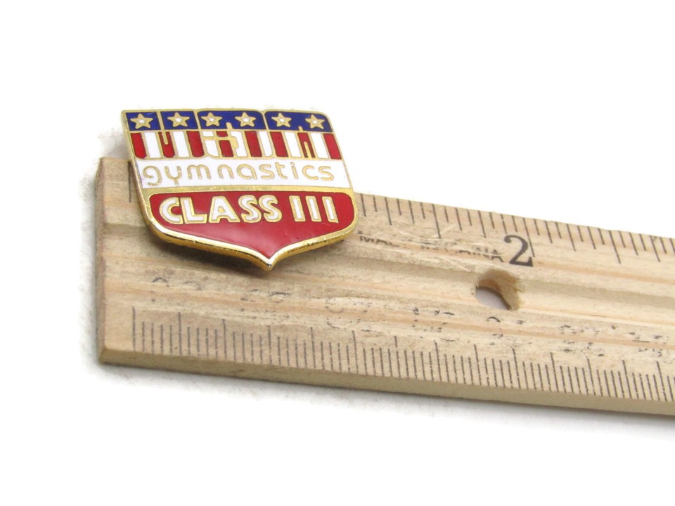 USA Gymnastics Class III Pin Gold Tone | eBay