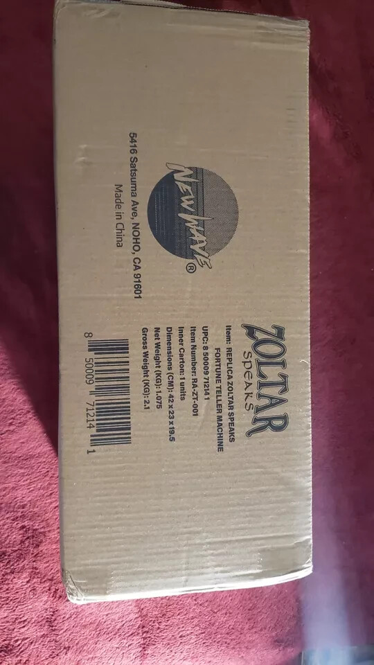 Zoltar Speaks Mini Fortune Teller Machine Magic Trick Mentalism Bizarre ...