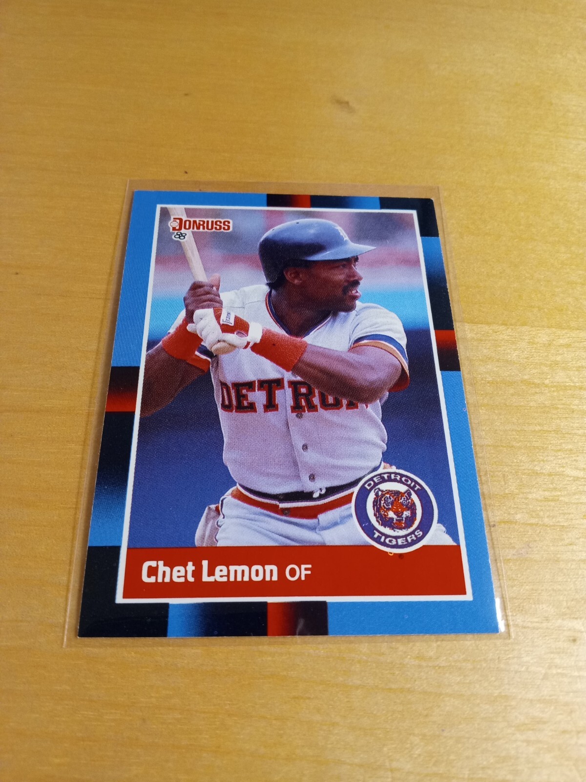 1988 DONRUSS #215 CHET LEMON Detroit Tigers Baseball Card, Outfield ...