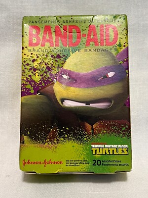 Band-Aid Teenage Mutant Ninja Turtles TMNT Adhesives Bandages 20 ct | eBay