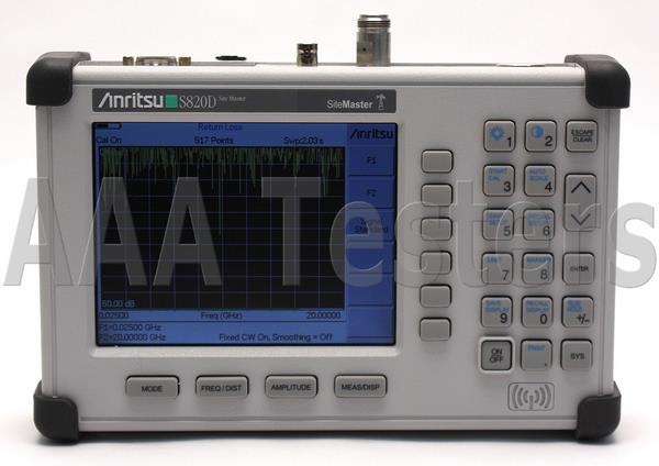 Anritsu Sitemaster S820D Internet Câble & Antenne Analyseur Site Maître ...