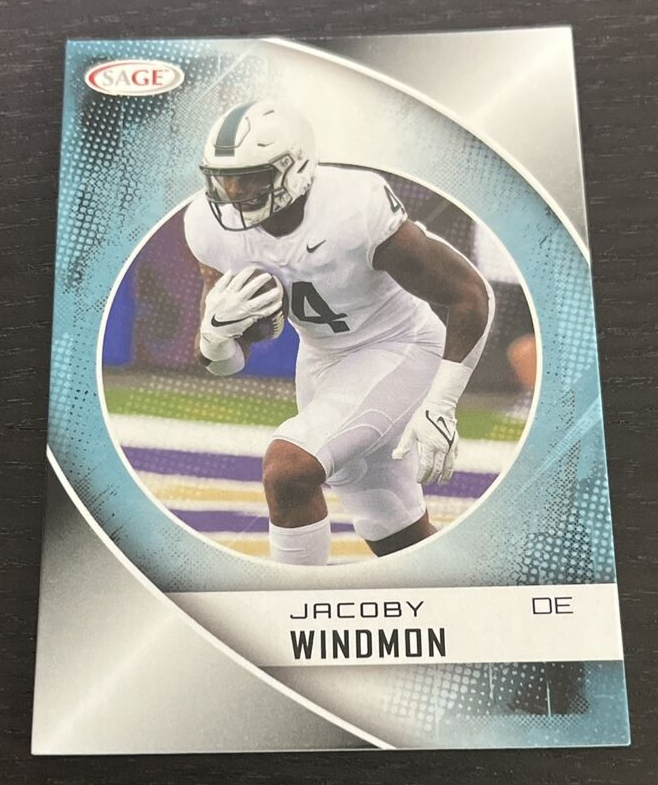 Jacoby Windmon - 2023 Sage Low Series - #39 - Black - Michigan State | eBay