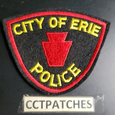 CITY OF ERIE, PENNSYLVANIA POLICE FELT SHOULDER PATCH PA | eBay