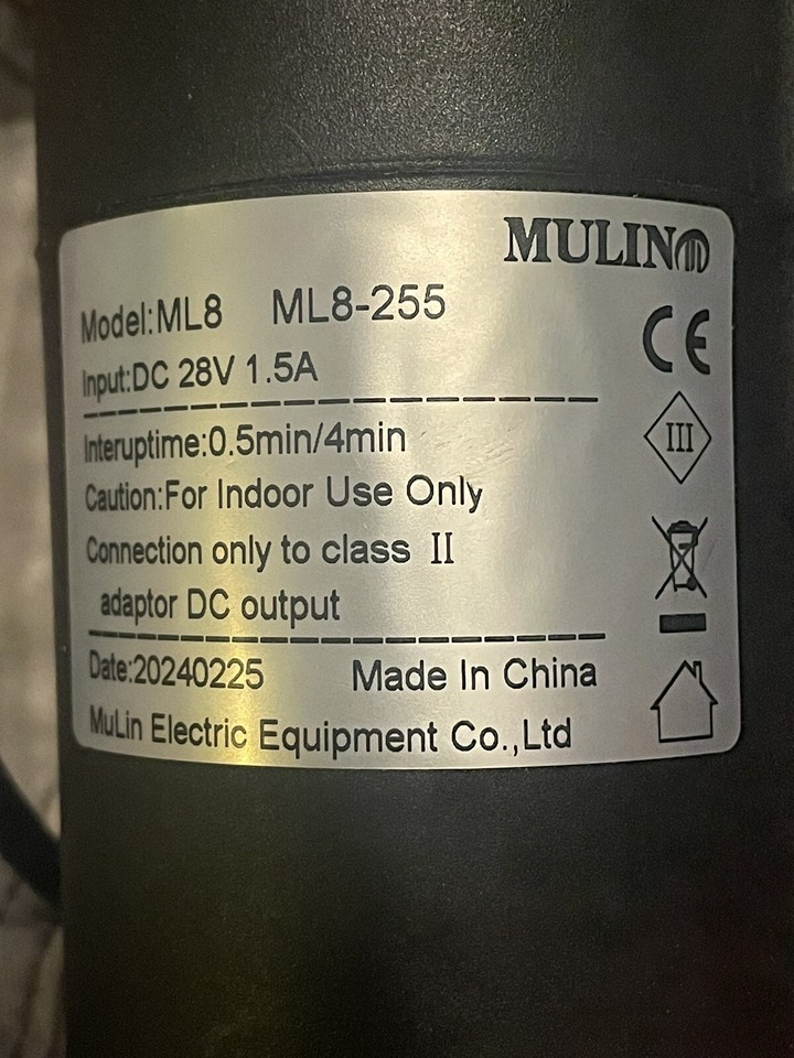 Mulin Linear Actuator Motor Kit Model ML8 ML8-255 for Power Recliner ...