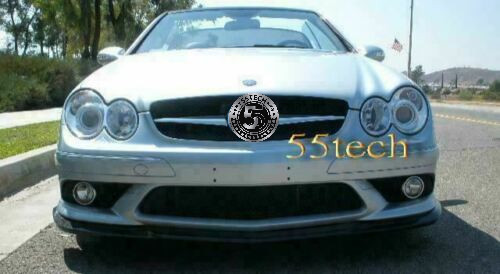 W209 CLK CLK500 CLK320 GRILL Grille 2003 2009 1 fin AMG Black CHROME | eBay