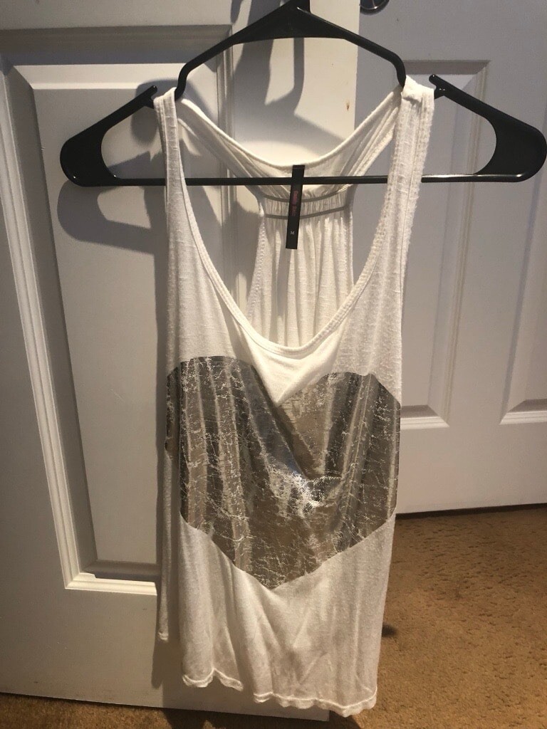 Razor back top. 100% rayon. Size medium. | eBay