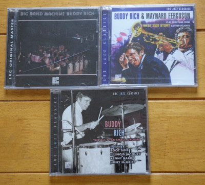 BUDDY RICH CD LOT [NEW] WEST SIDE STORY, BIG BAND MACHINE, LRC JAZZ ...