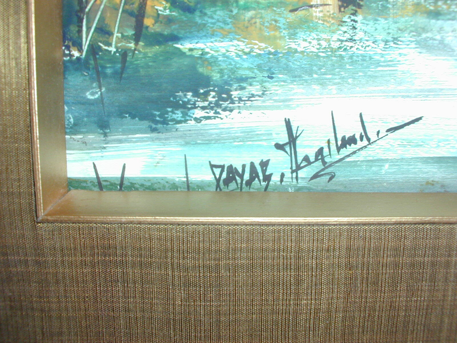 Payab Thailind Oil Painting - Oriental - Framed - NK. Kampan? | eBay