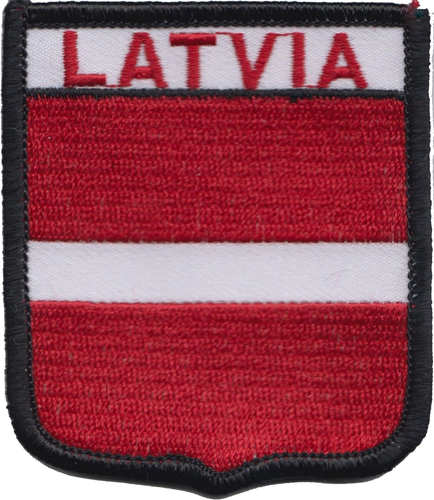Latvia Flag Shield Embroidered Patch Badge | eBay UK