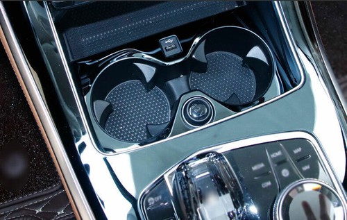 Fit For BMW X5 G05 2019-2021 Black Steel Console Gear Shift Water Cup ...