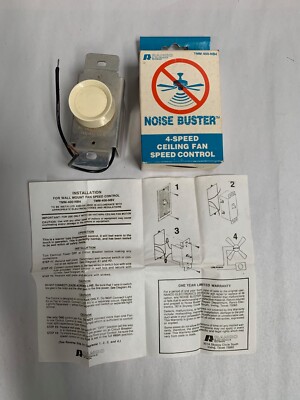 Vtg RANCO 4-Speed Rotary Variable Ceiling Fan SWITCH Control TMM 400 ...