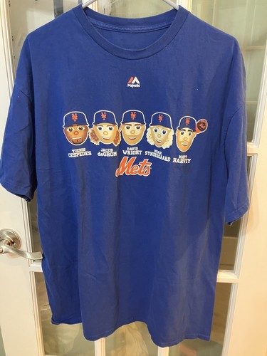 MLB Mets Blue Shirt Sleeve T Shirt XL | eBay