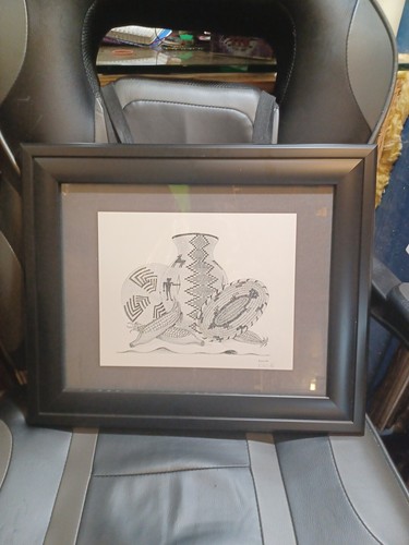 Richard Hall Signed Print. Black & White. Framed | eBay