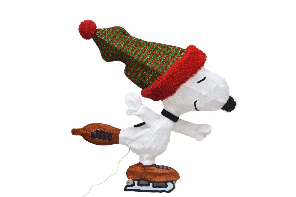 Peanuts Gang Ice Skating 32" 3D LED A Charlie Brown Christmas Decor | eBay
