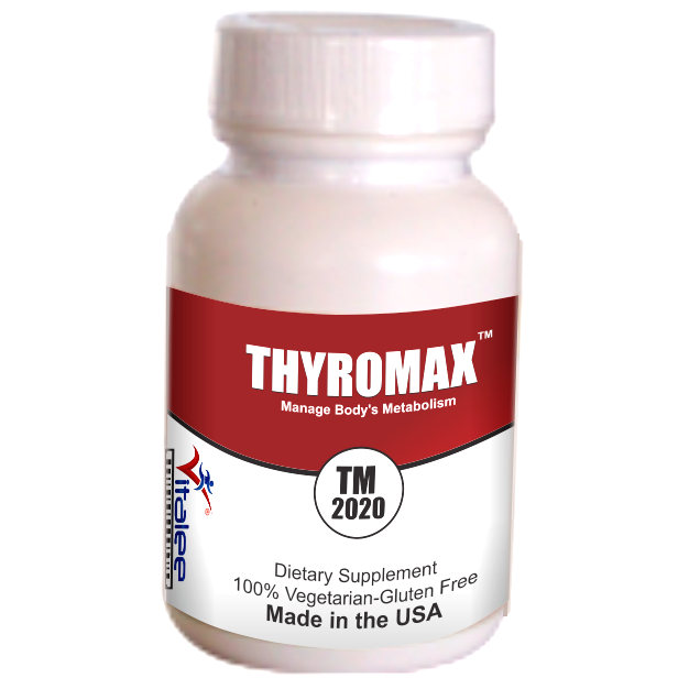 Thyromax- Natural Thyroid Hyperthyroidism/Hypothyroid Helper (Caps 60ct ...