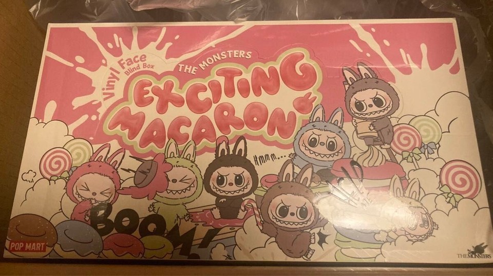 Labubu Macaron Full Set - POPMART THE MONSTERS Exciting Macaron stuffed ...